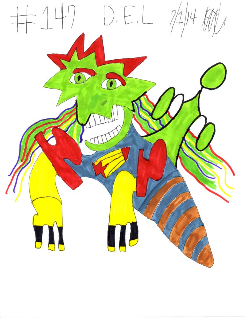 Autistic artist has a passion for drawing unique creatures | The Art of ...