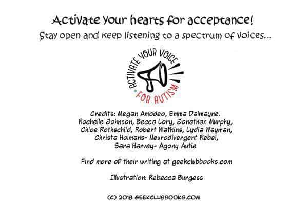 "Hear Our Spectrum of Voices" Autistic Advocacy Comic | The Art of Autism
