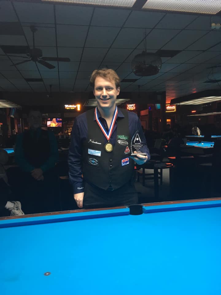 William J. DeYonker: Three-time Billiard Trick Shot Master Champion ...