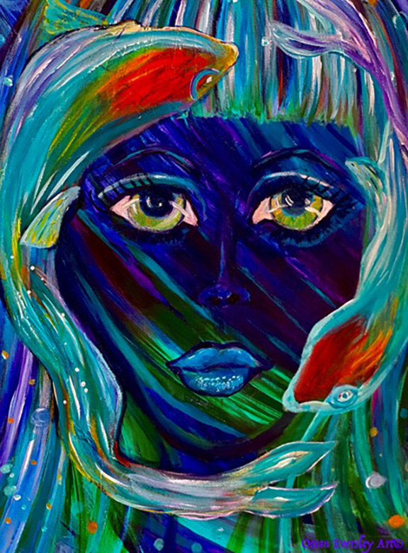 Autistic Artist Ocean Eversley Celebrates Women's History Month with ...